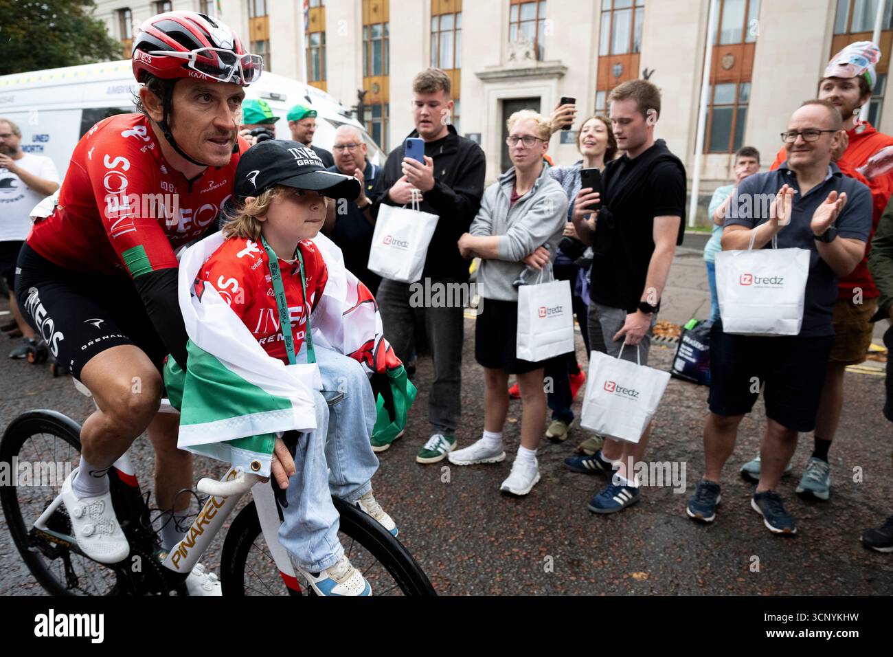 CARDIFF, WALES - Tour of Britain, 2025 Sept 07: Geraint Thomas of Team ...