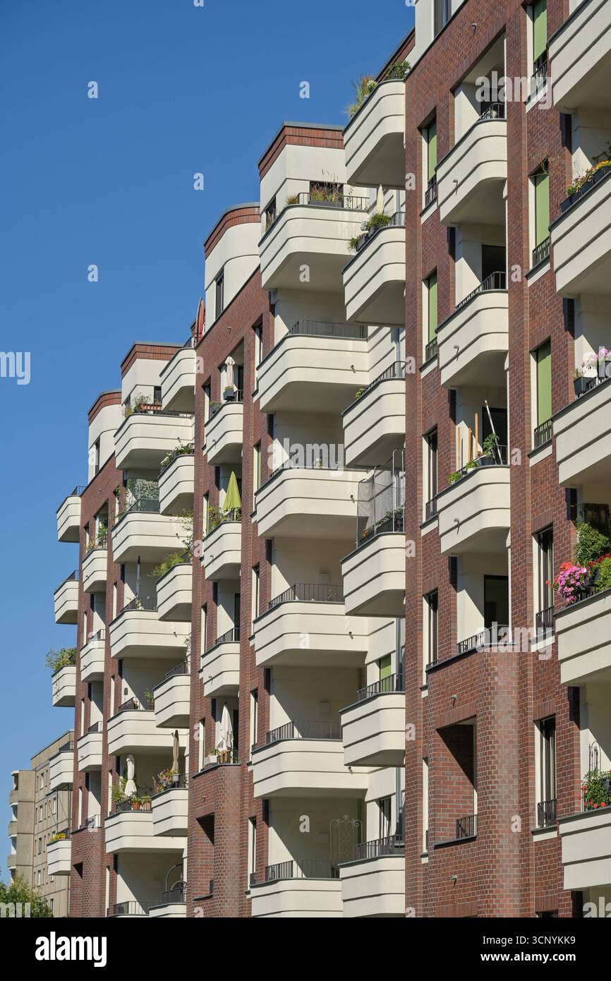 Wohnhaus, Neubau, Ella-Kay-Straße, Prenzlauer Berg, Pankow, Berlin ...