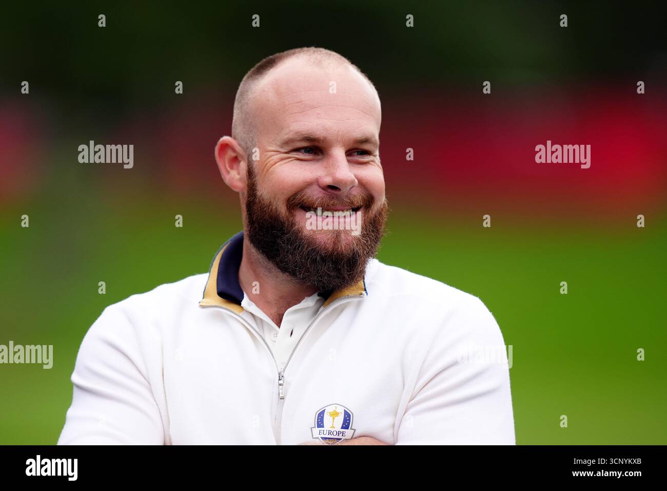 Tyrrell Hatton of Team Europe at the Bethpage Black Course, Farmingdale ...