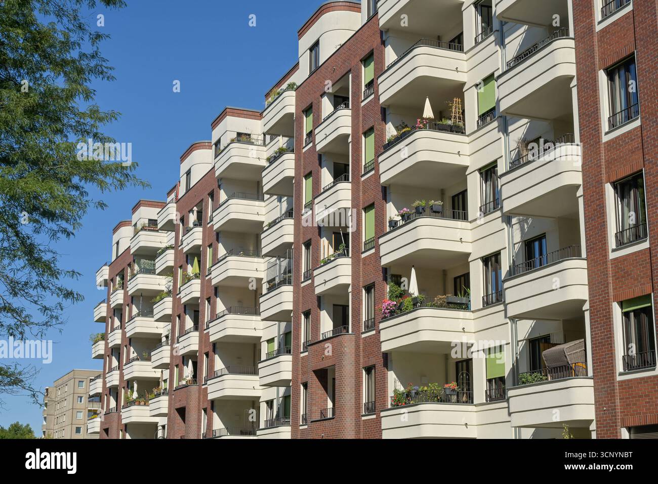 Wohnhaus, Neubau, Ella-Kay-Straße, Prenzlauer Berg, Pankow, Berlin ...