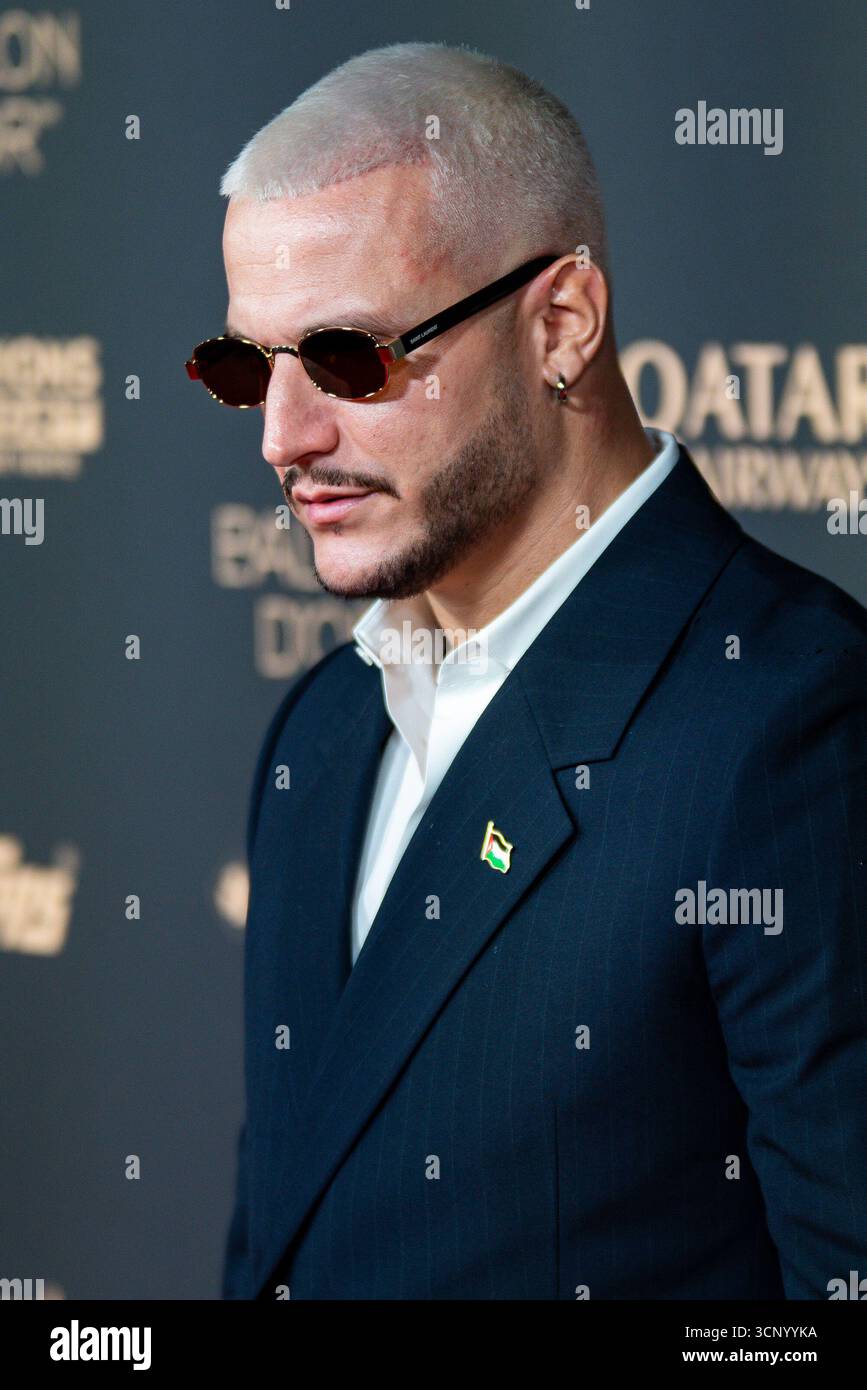 DJ Snake, French artist poses during the 69th Ballon D'Or France ...