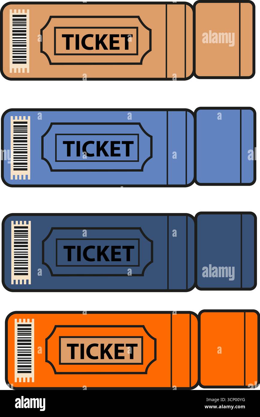 Voucher tickets Stock Vector Images - Alamy