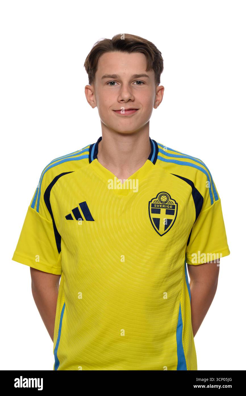 250923 Jack Åsberg Andersson poserar för ett porträtt under en ...