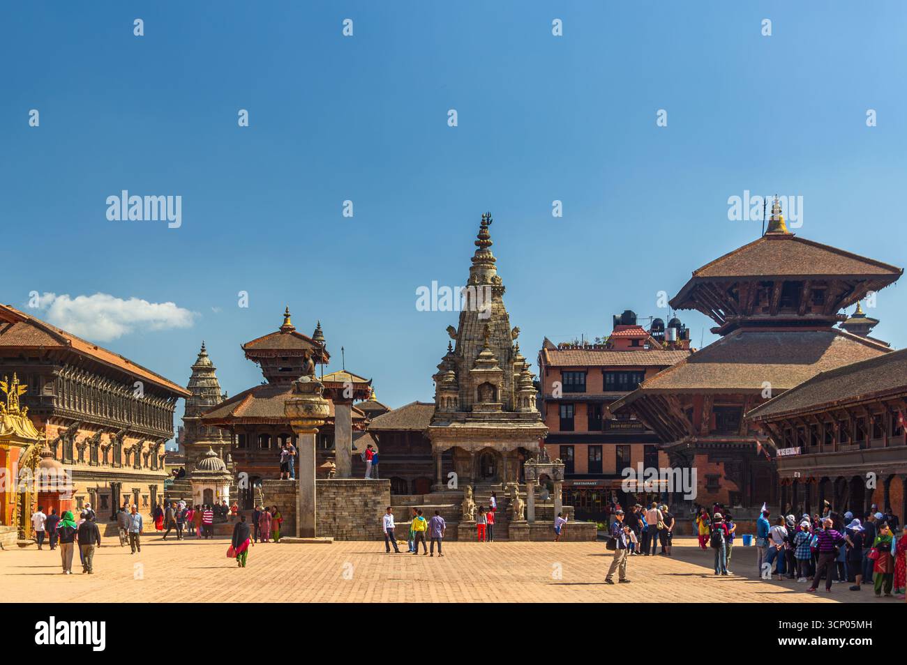 Bhaktapur Durbar Square Temples Nepal Stock Photo - Alamy