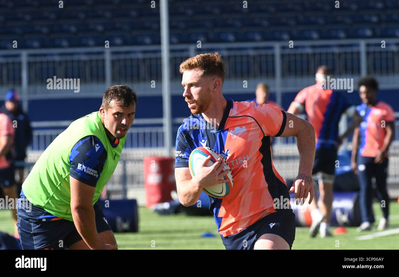 Hive Stadium, Edinburgh,Scotland.UK.23rd Sept 25 Edinburgh Rugby media ...