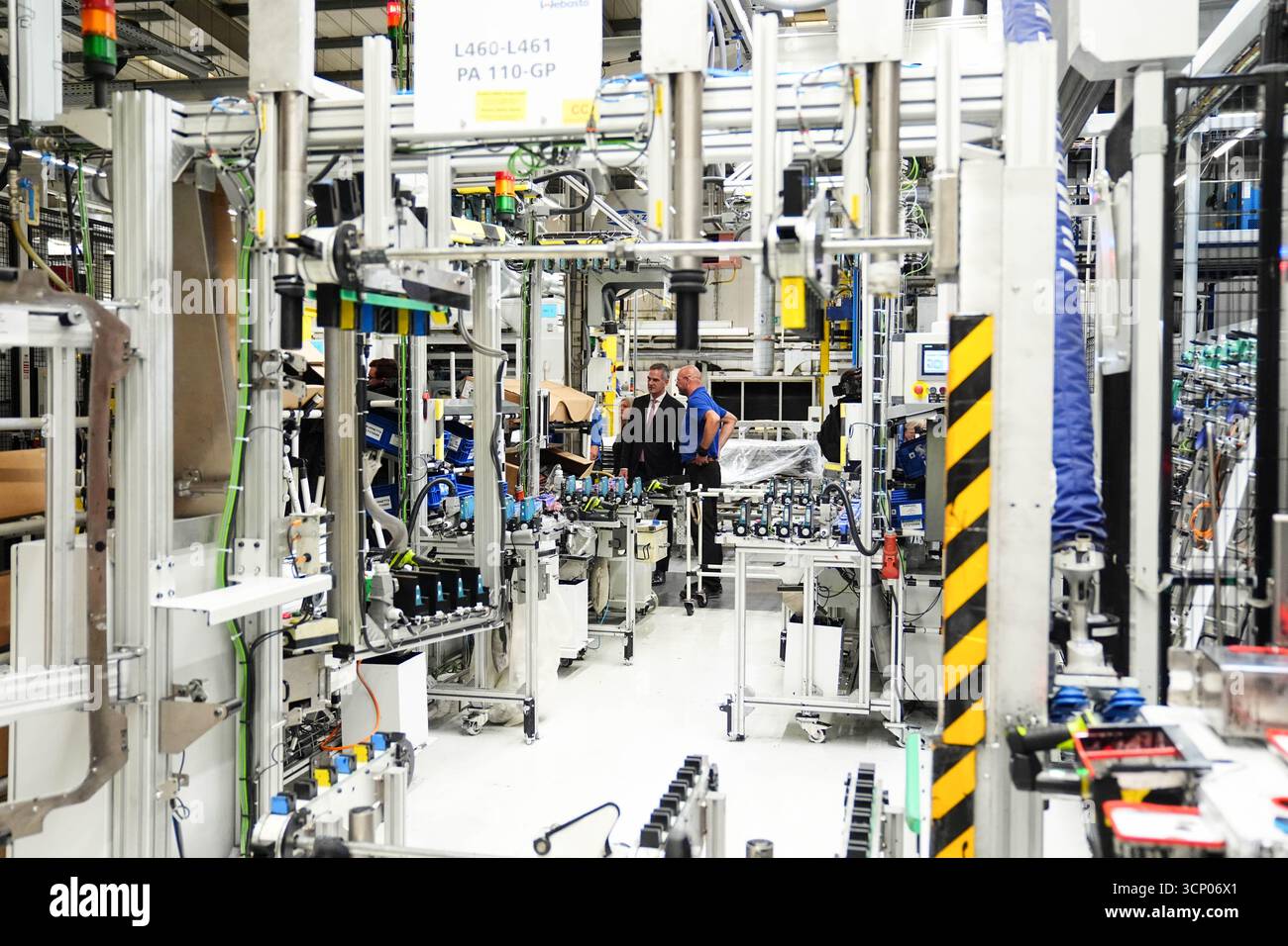 Secretary of State for Business and Trade Peter Kyle MP during a visit ...