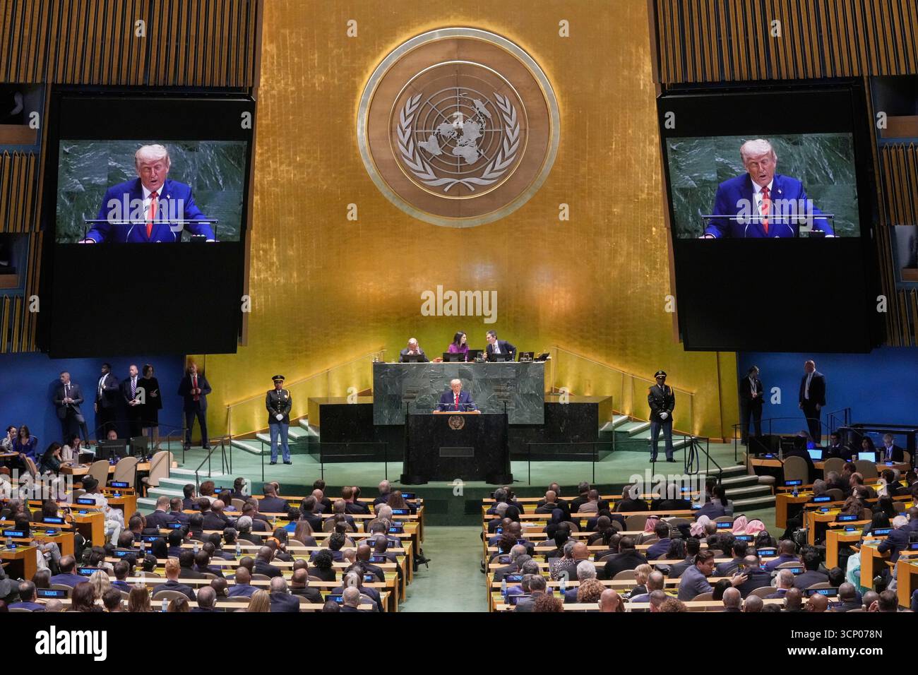 U.S. President Donald Trump addresses the 80th session of the United ...