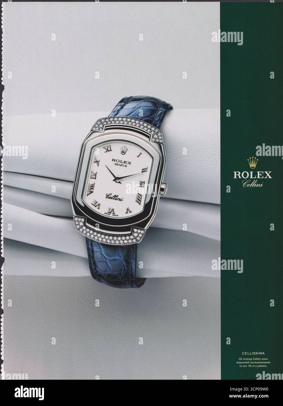 poster advertising Rolex luxury watchmaking brand in magazine from 2008 ...