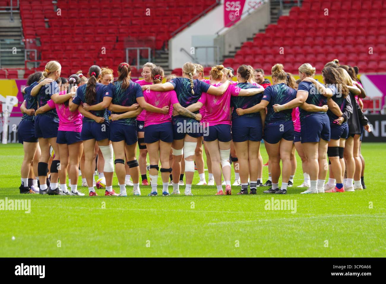 Bristol, England, 18 September 2025. Players during the Canada team ...