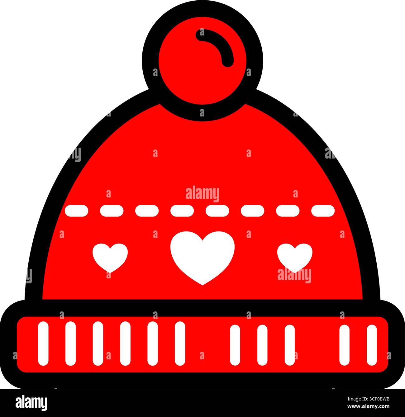 Knit heart Stock Vector Images - Alamy