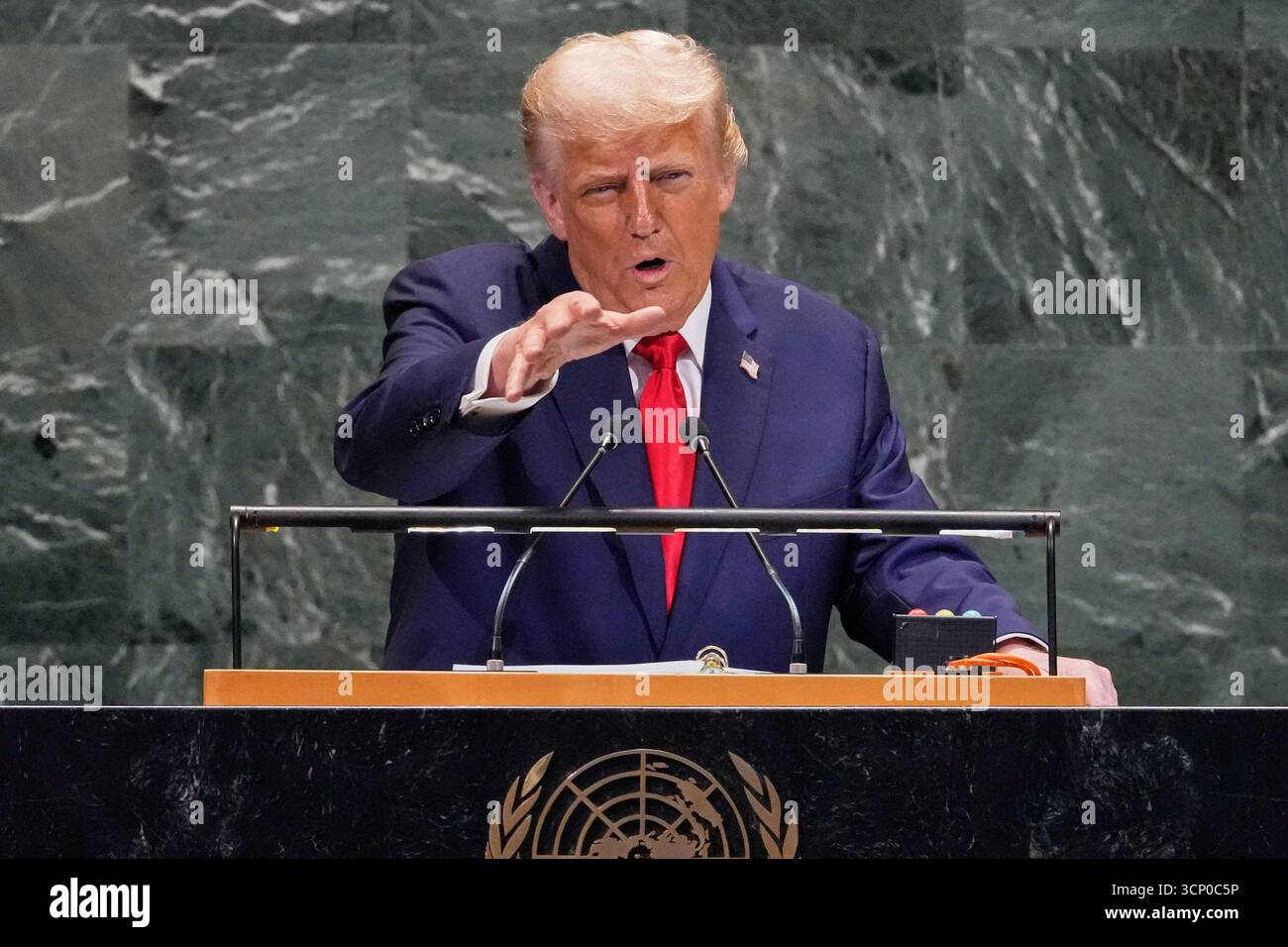 U.S. President Donald Trump addresses the 80th session of the United ...