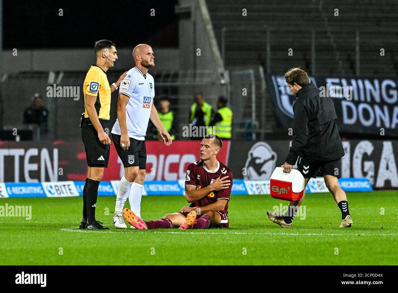 21.09.2025, Donaustadion, Ulm, GER, 3. Liga, SSV Ulm 1846 vs SSV Jahn ...