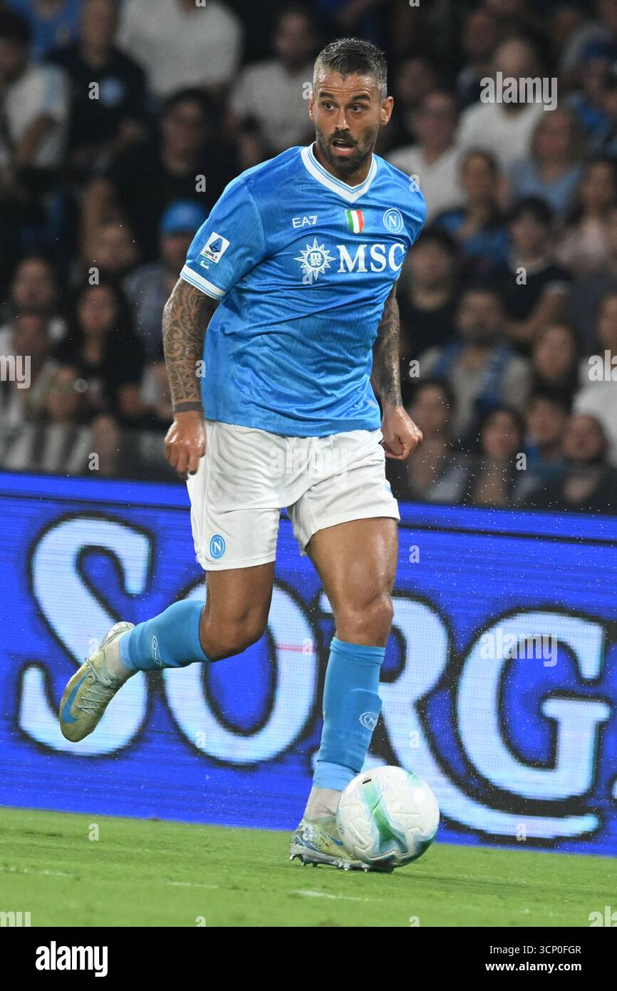 9/22/2025 Leonardo Spinazzola of SSC Napoli in action during the Serie ...