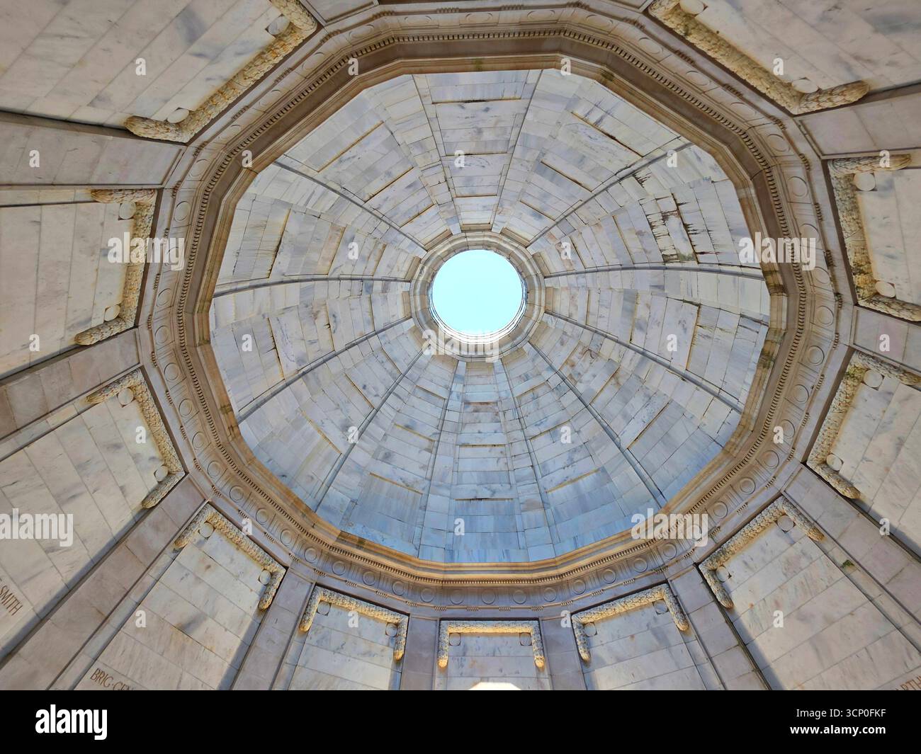 Illinois State Memorial Ceiling at Vicksburg National Military Park in ...