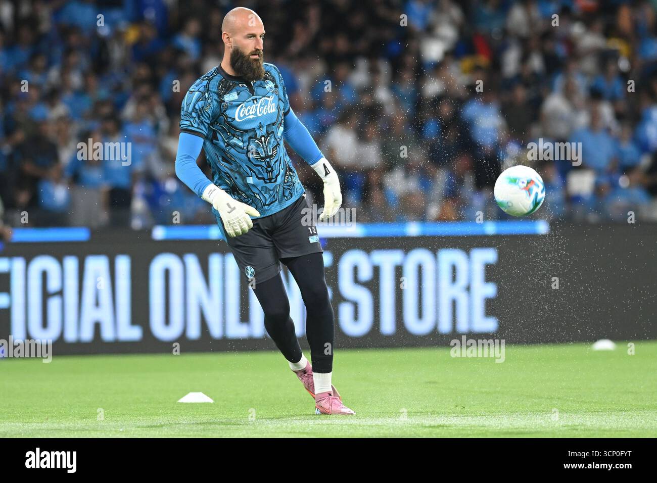 9/22/2025 Vanja Milinkovic Savic of SSC Napoli warm up before the Serie ...