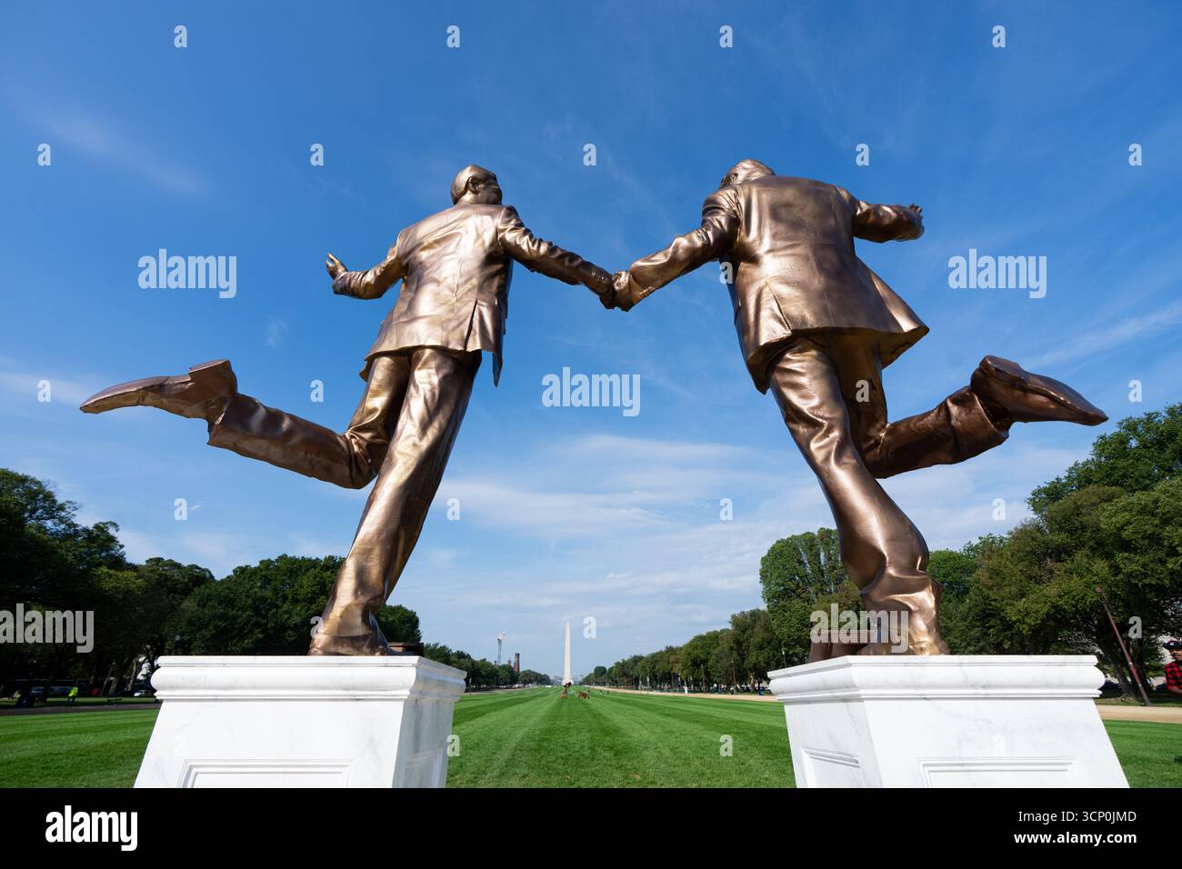 UNITED STATES - SEPTEMBER 23: A statue featuring President Donald Trump ...