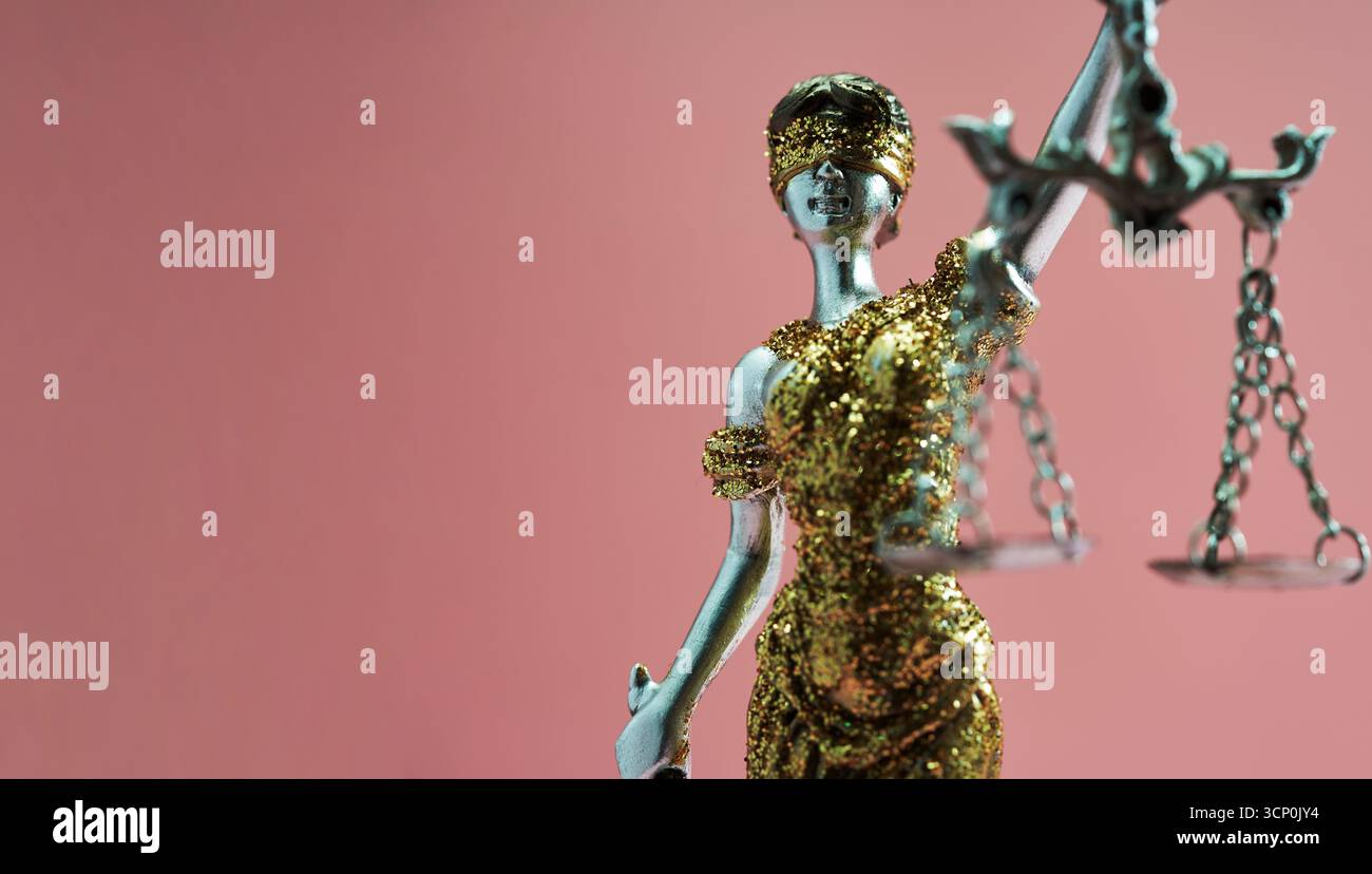 The Statue of justice, legal law concept image Stock Photo - Alamy