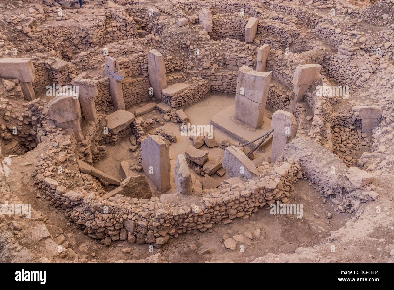 Gobekli Tepe archaeological site ruins, Turkey Stock Photo - Alamy