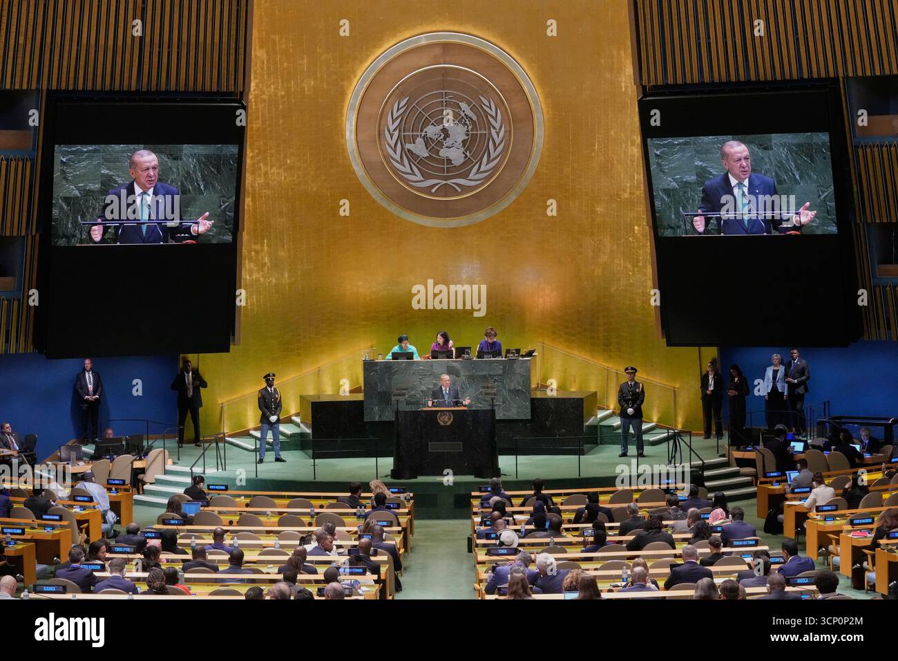 Turkey President Recep Tayyip Erdogan addresses the 80th session of the ...