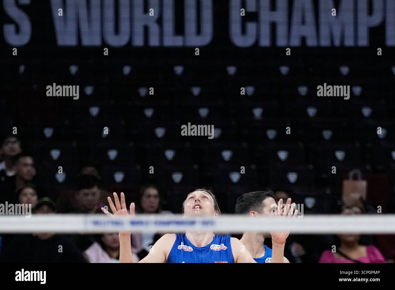 Nikola Jovovic of Serbia gestures during their round of 16 match ...