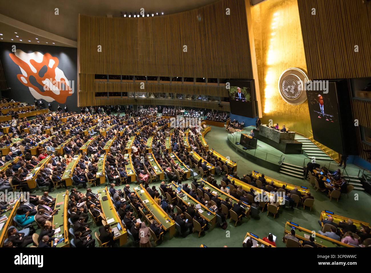 United Nations General Assembly at UN Headquarters in New York City ...