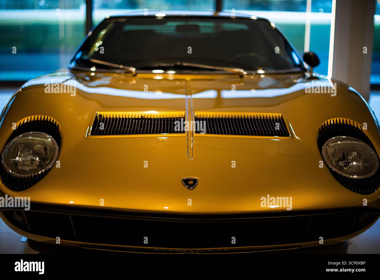 Lamborghini museum al Sant'Agata Bolognese Italy. Iconic car ...
