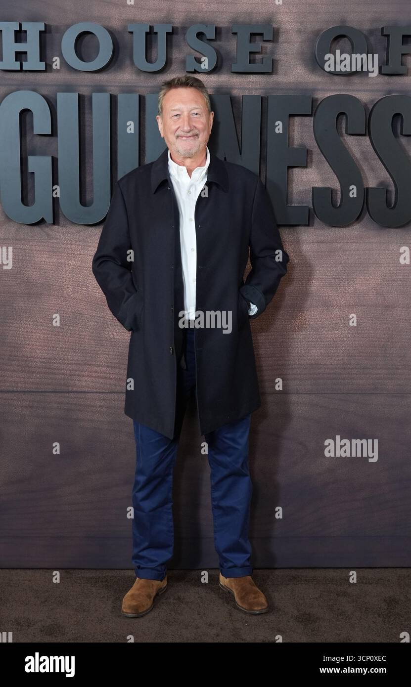 Steven Knight attending the London premiere of House of Guinness, at ...