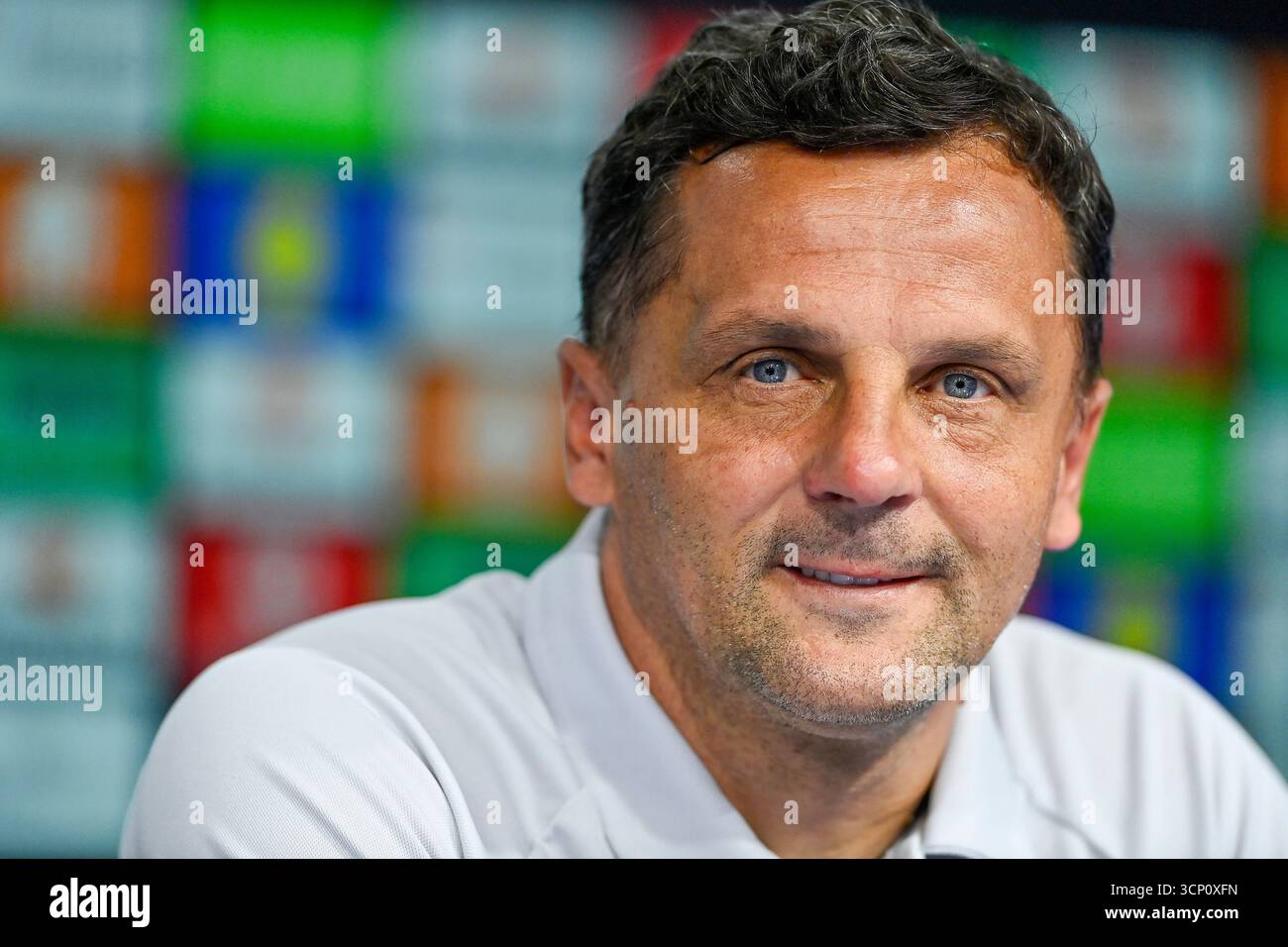 GNK DInamo head coach Mario Kovacevic during press conference on the ...
