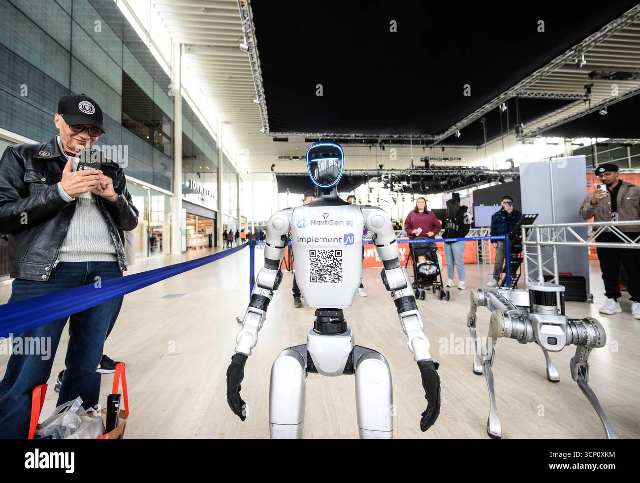 EDITORIAL USE ONLY Destiny and Little John, robots from Nextgen RI at ...