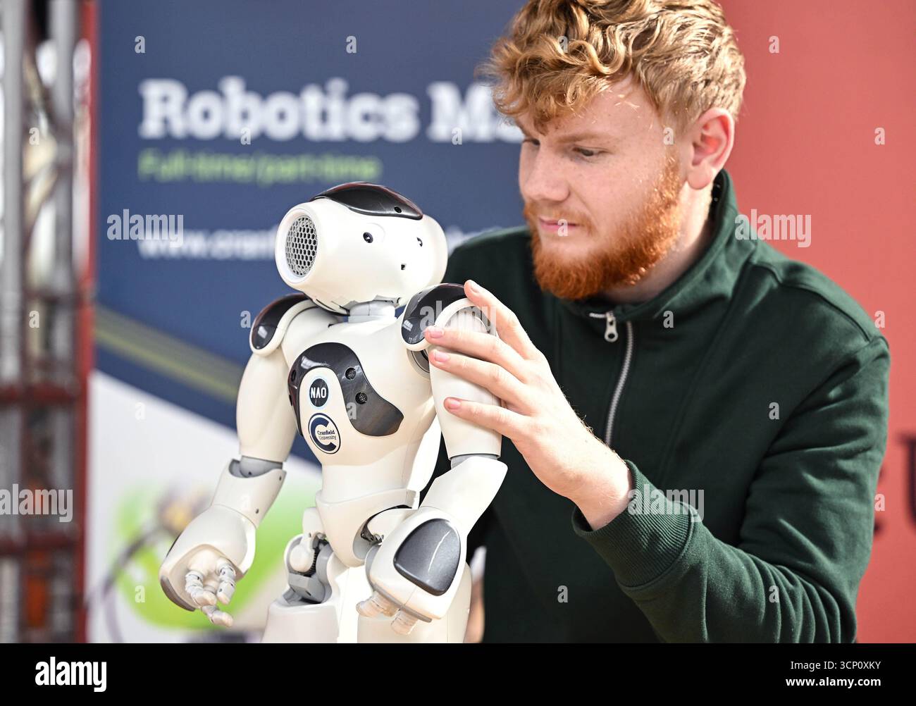 EDITORIAL USE ONLY Jamie Rice from Cranfield University, competes live ...