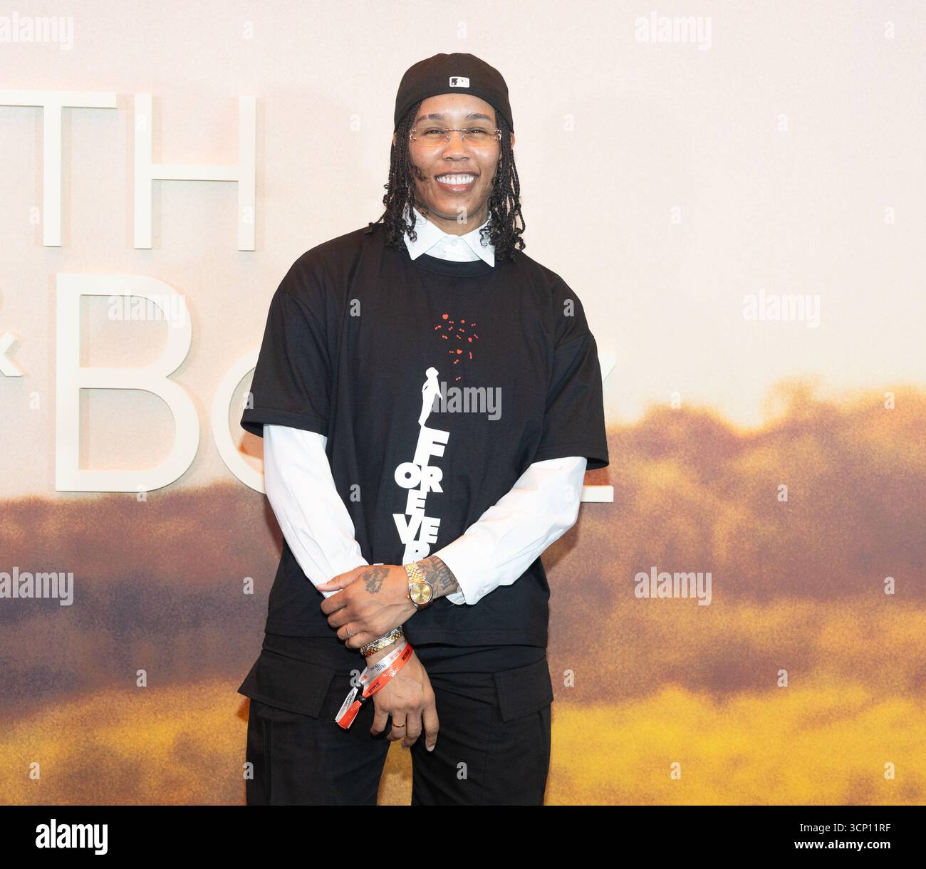 Sep 23, 2025; Atlanta, GA, USA; Former WNBA player Ty Young attends the ...