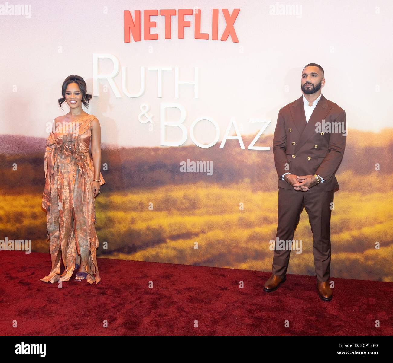 Sep 23, 2025; Atlanta, GA, USA; Serayah McNeill and Tyler Lepley attend ...