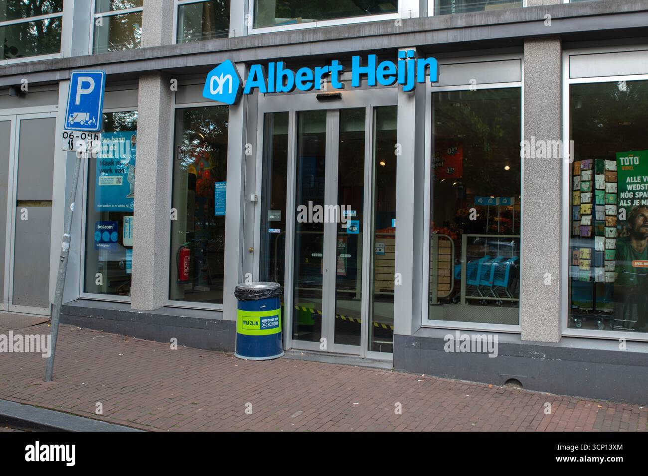 Entrance AH Supermarket At Amsterdam The Netherlands 23-9-2025 Stock ...