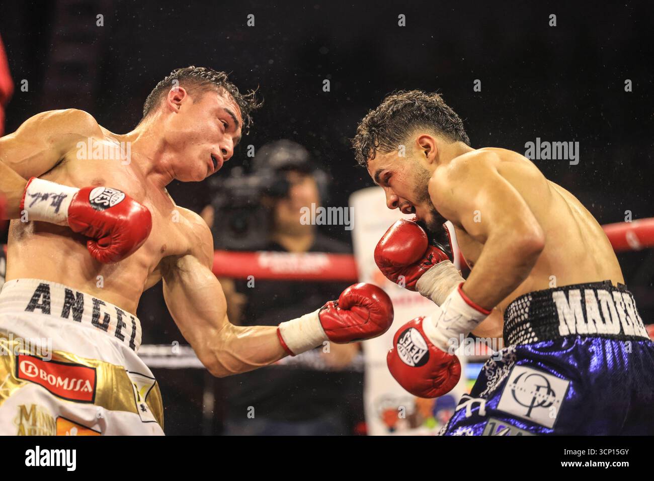 NOGALES, MEXICO - SEPTEMBER 6: Ángel Patrón (L) vs. Carlos Vargas fight ...