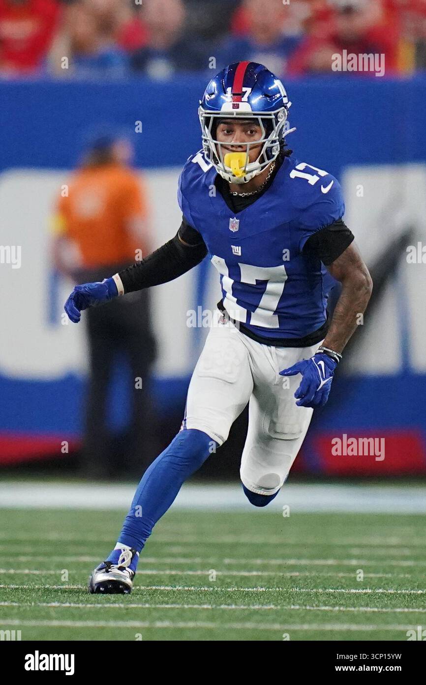 New York Giants wide receiver Wan'Dale Robinson (17) during an NFL ...