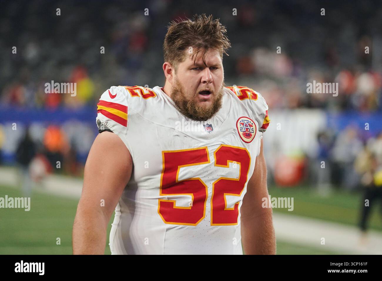 Kansas City Chiefs center Creed Humphrey (52) after an NFL football ...