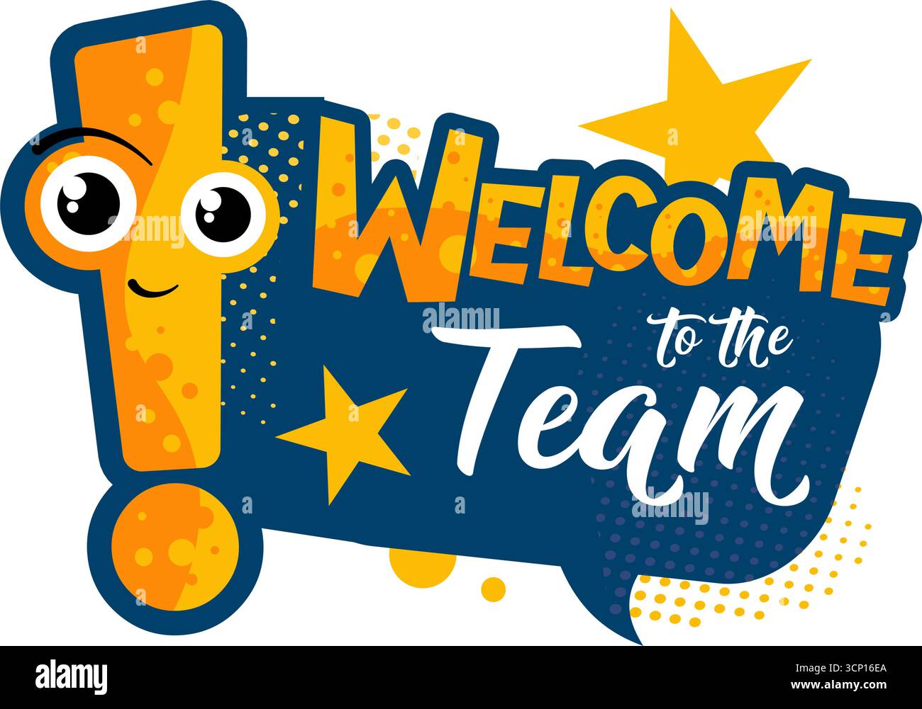 Welcome team sticker hi-res stock photography and images - Alamy