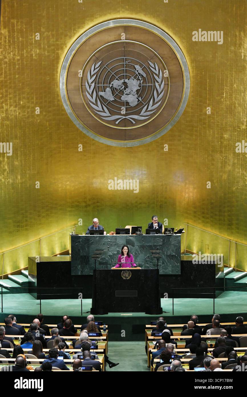 (250923) -- UNITED NATIONS, Sept. 23, 2025 (Xinhua) -- United Nations ...