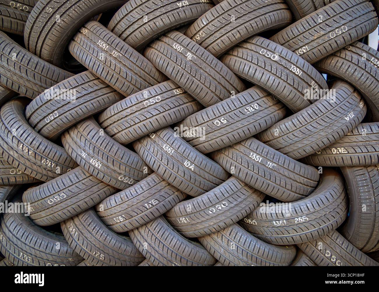 Car new tires stacked hi-res stock photography and images - Alamy
