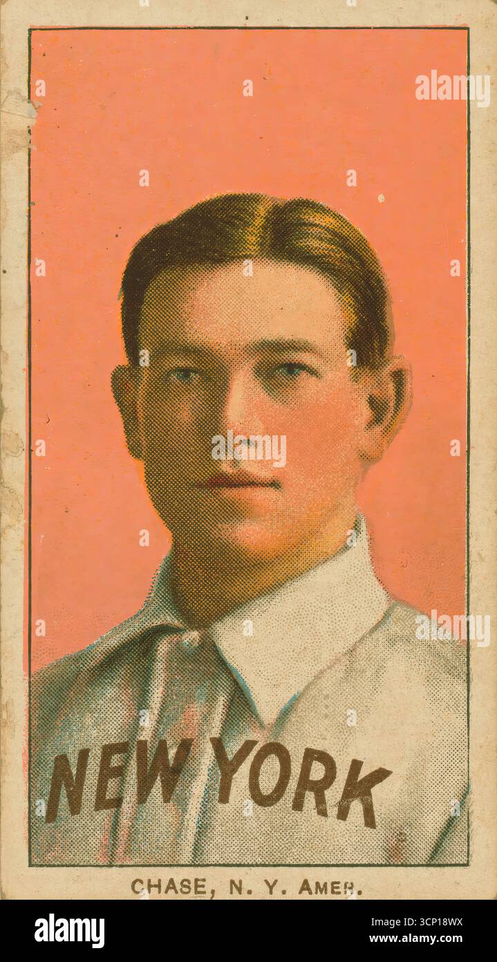 Hal Chase, first baseman, New York Highlanders, ca. 1910 - Vintage ...