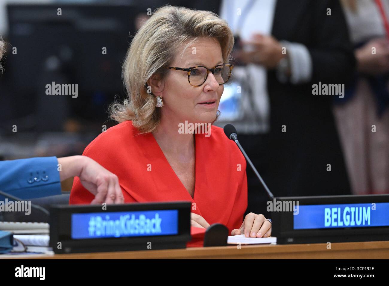 Queen Mathilde of Belgium pictured during the 'Bring Kids Back ...