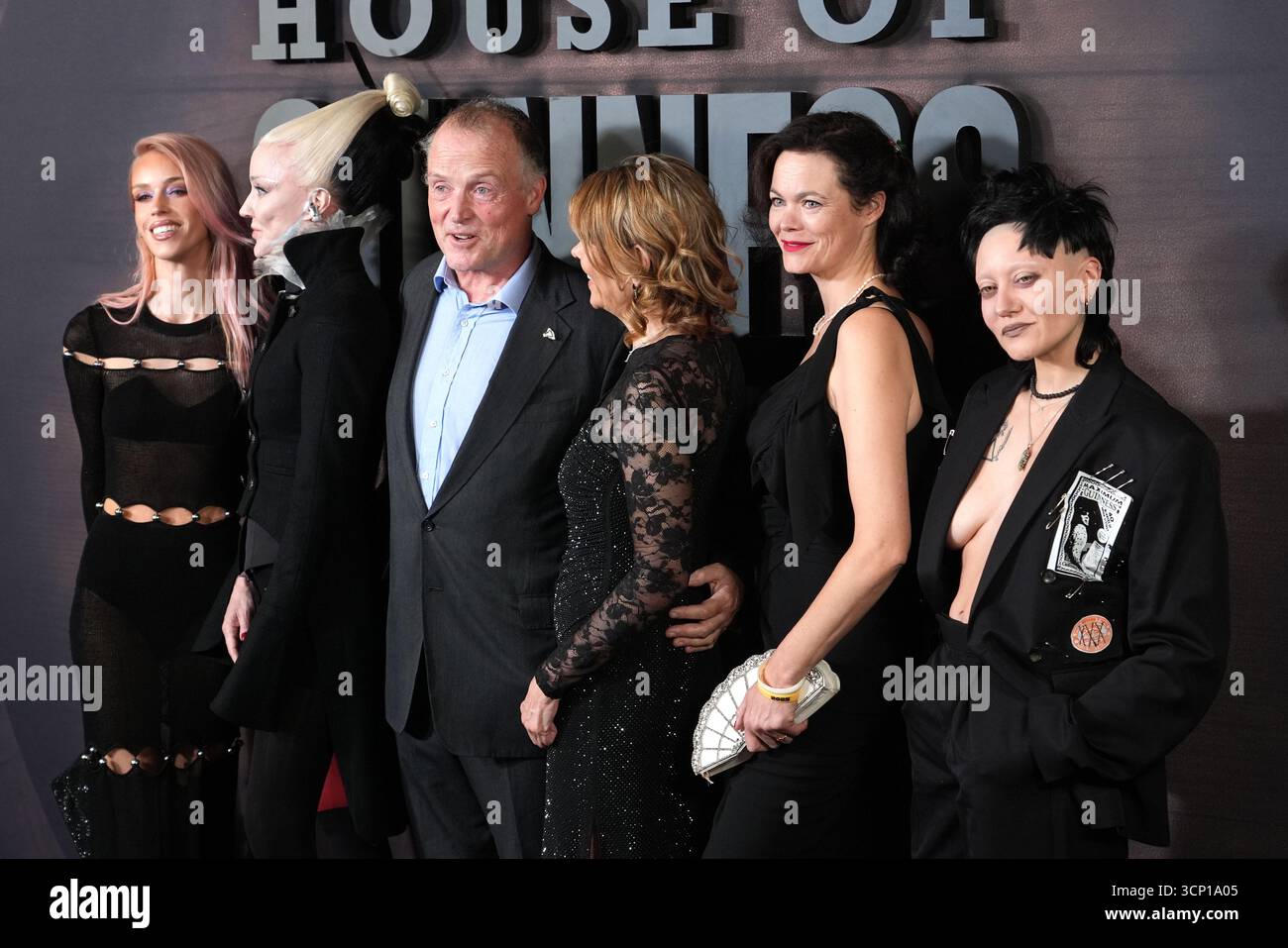 (left to right) Lady Mary Charteris, Daphne Guinness, Lord Ned Iveagh ...