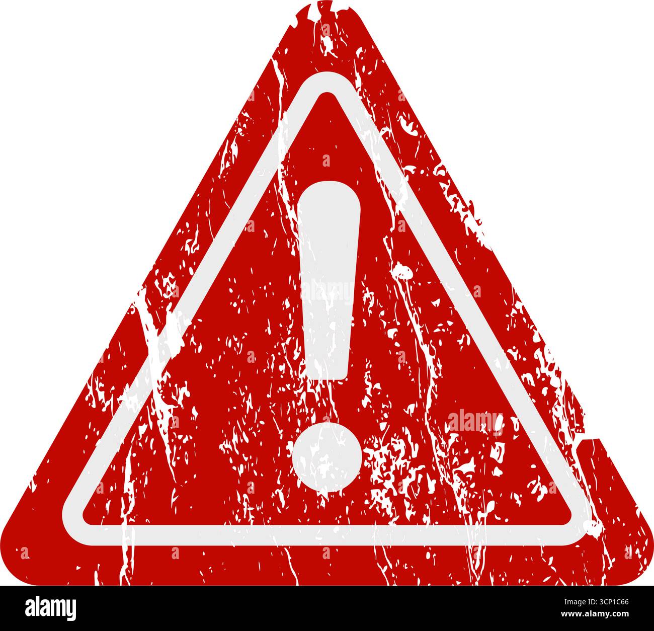 Red warning sign with exclamation mark Stock Vector Image & Art - Alamy