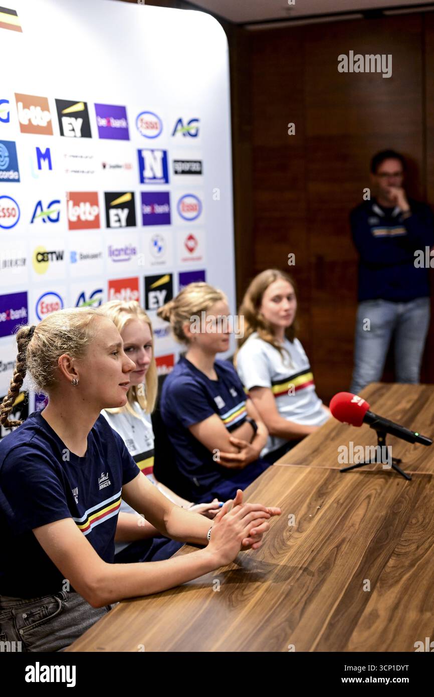 Belgian Lore De Schepper, Belgian Xaydee Van Sinaey and Belgian Fleur ...