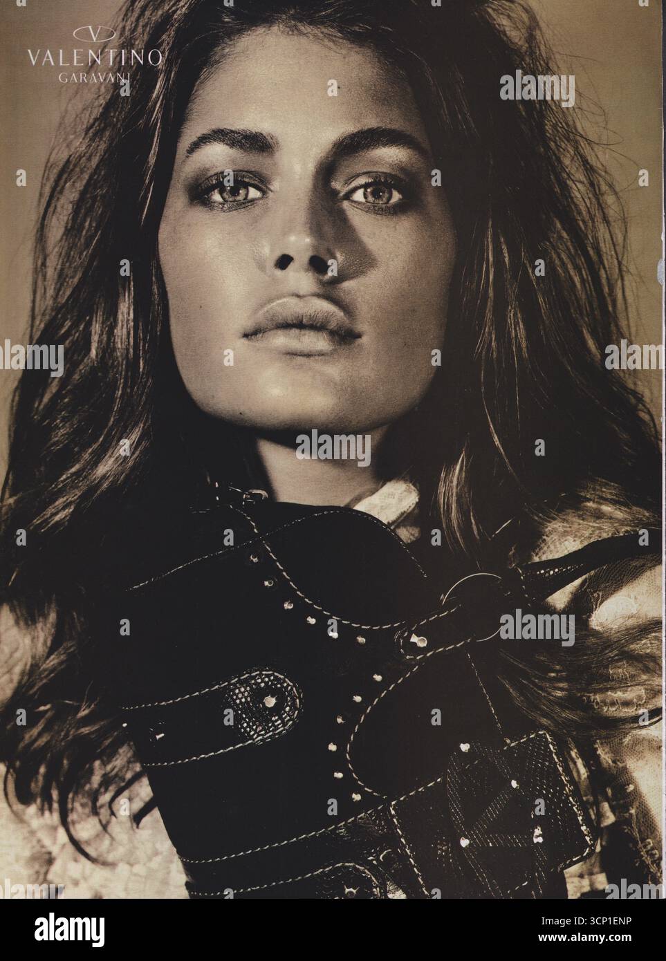 poster advertising Valentino Garavani fashion house in paper magazine ...