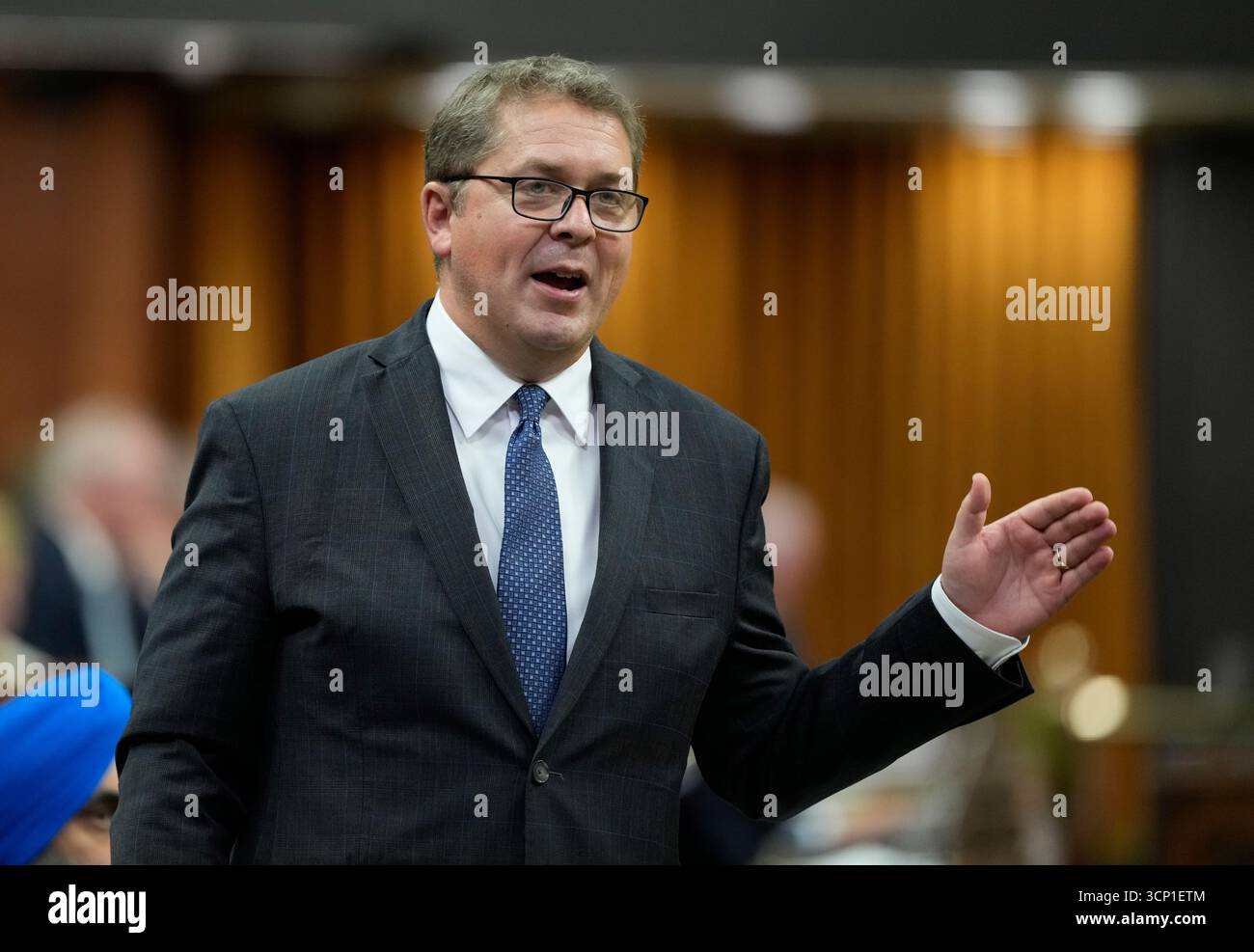 MP for Regina-Qu'Appelle Andrew Scheer rises during Question Period on ...
