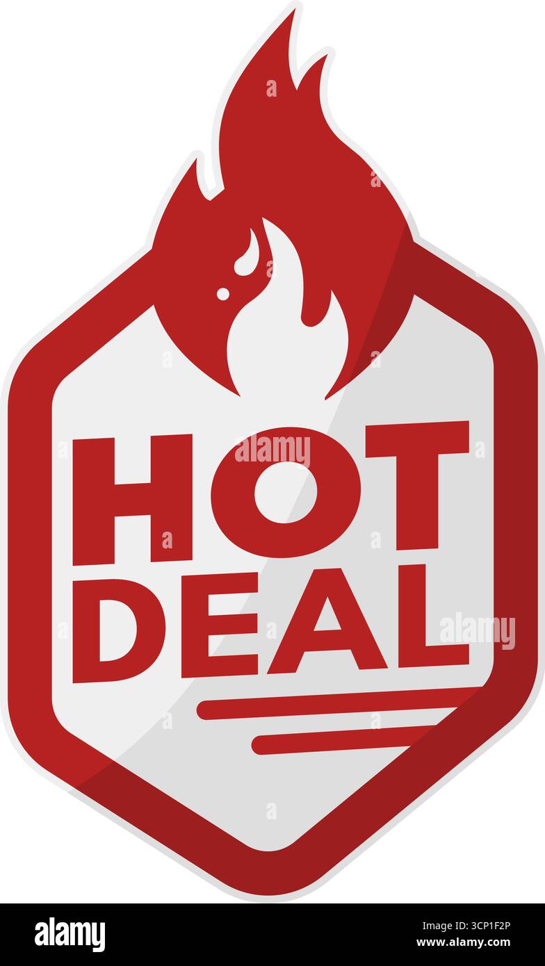Hot deal banner special Stock Vector Images - Alamy