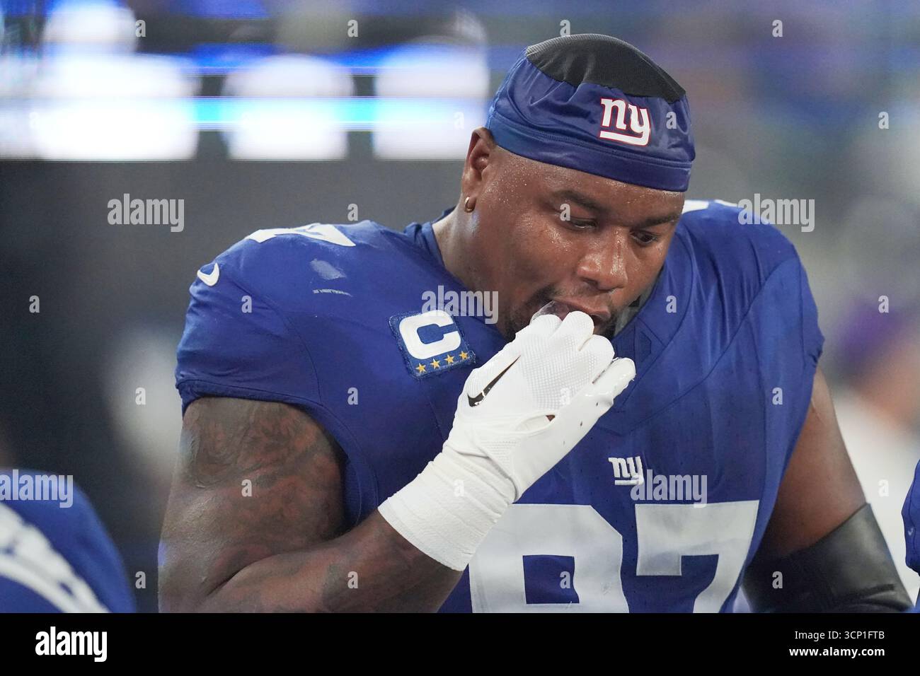 New York Giants defensive tackle Dexter Lawrence (97) during an NFL ...