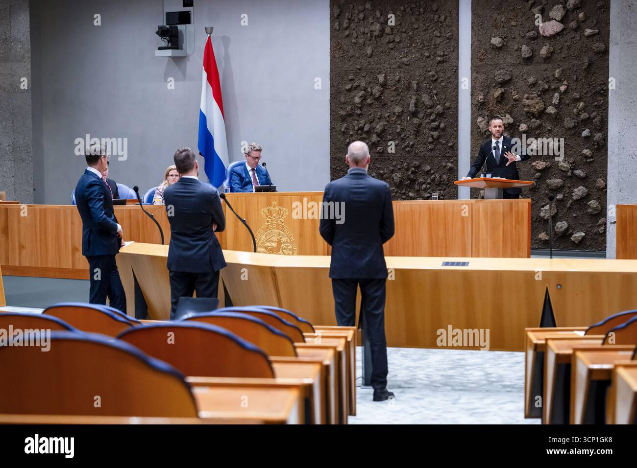 THE HAGUE - Ismail el Abassi (DENK) during a debate in the House of ...