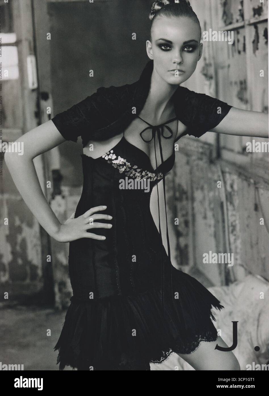 poster advertising J.Mendel fashion house with Caroline Trentini in ...